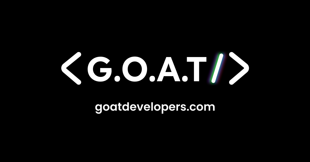 G.O.A.T. Developers - AI SaaS & Custom Software Solutions